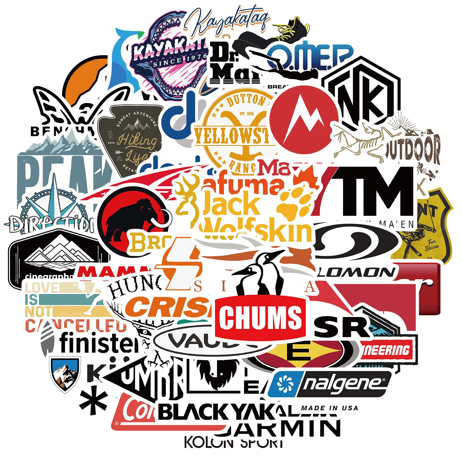 10-30-50pcs-Outdoor-Brand-Cartoon-Stickers-Cool-Brand-Logo-Stickers ...