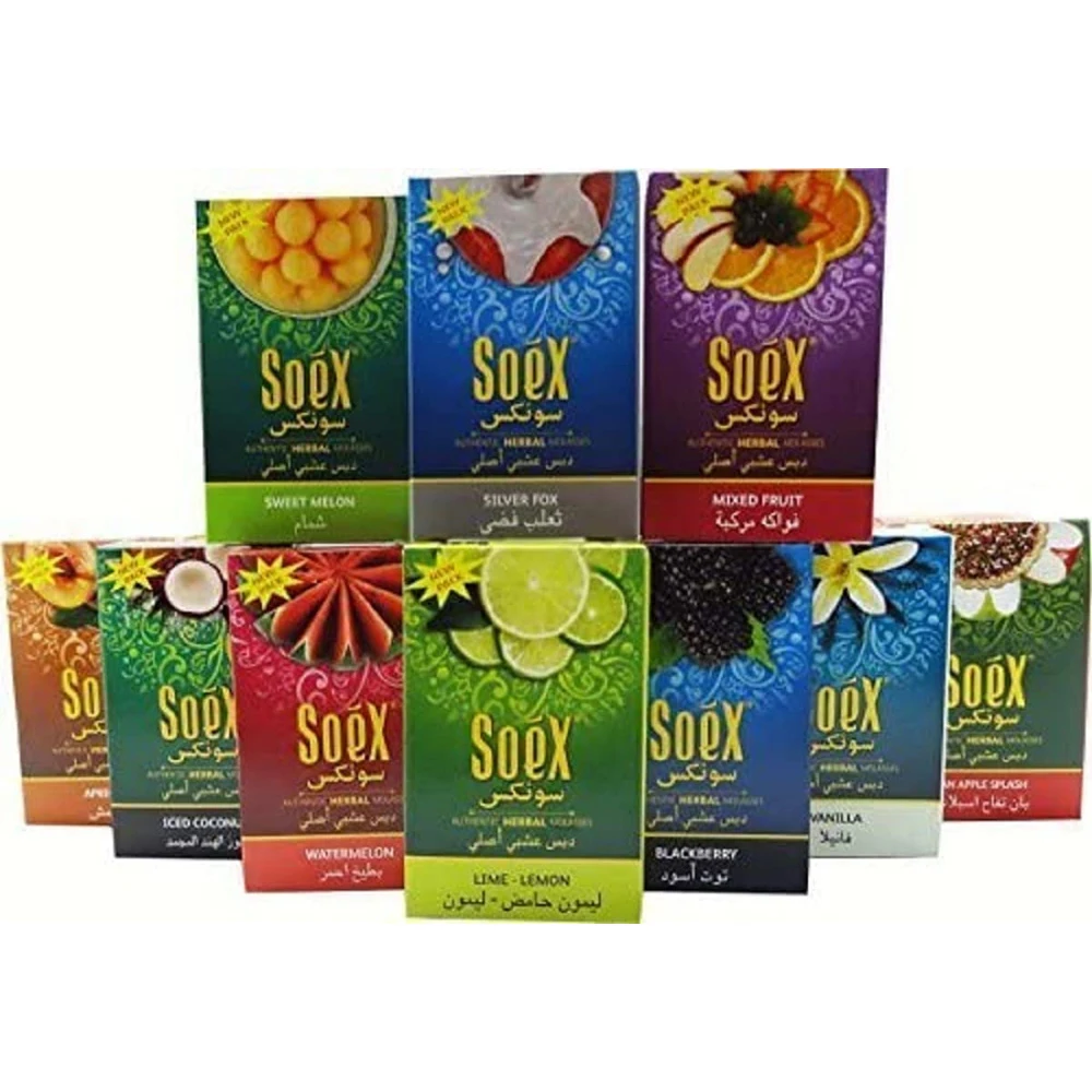 Soex-Random-10pcs-500g-HERBAL-Shisha-Fruits-Premium-Hookah-Flavors-Weed ...