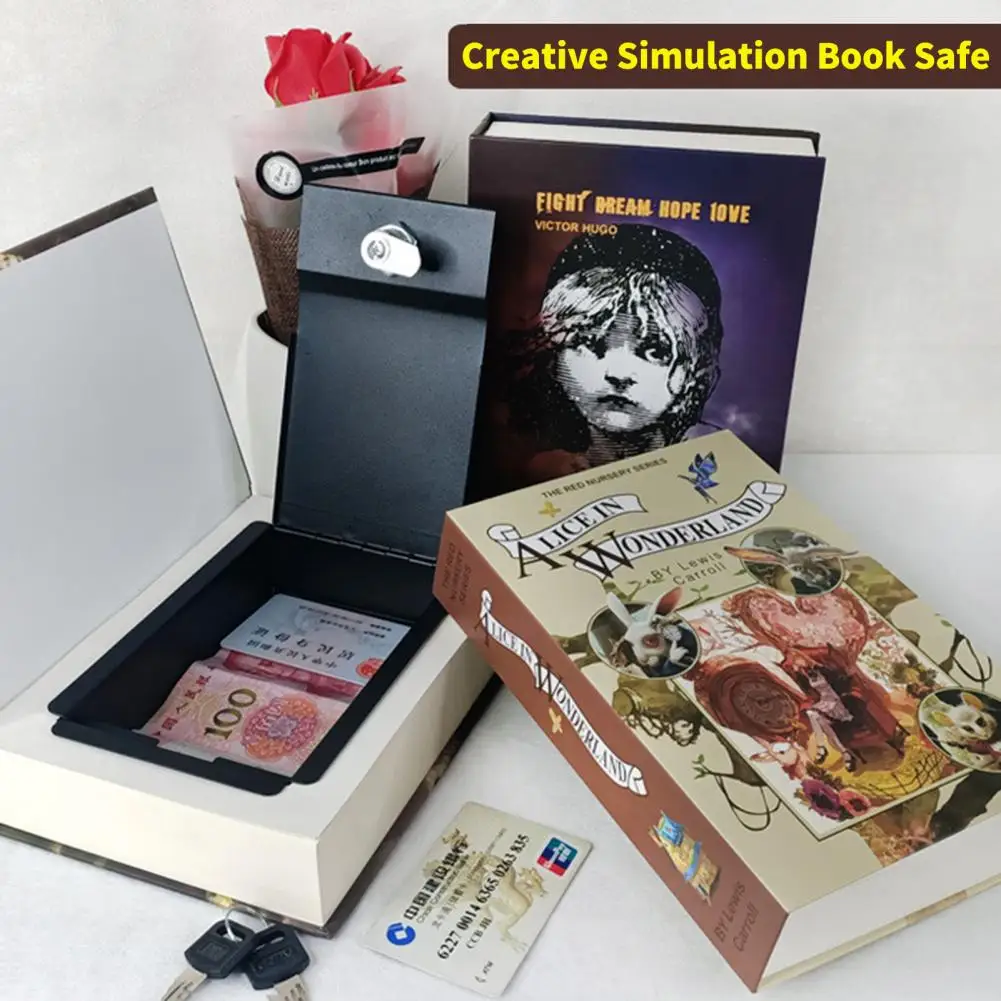 Durable-Portable-Diversion-Book-Safe-Secret-Hidden-Coin-Bank-Simulation ...
