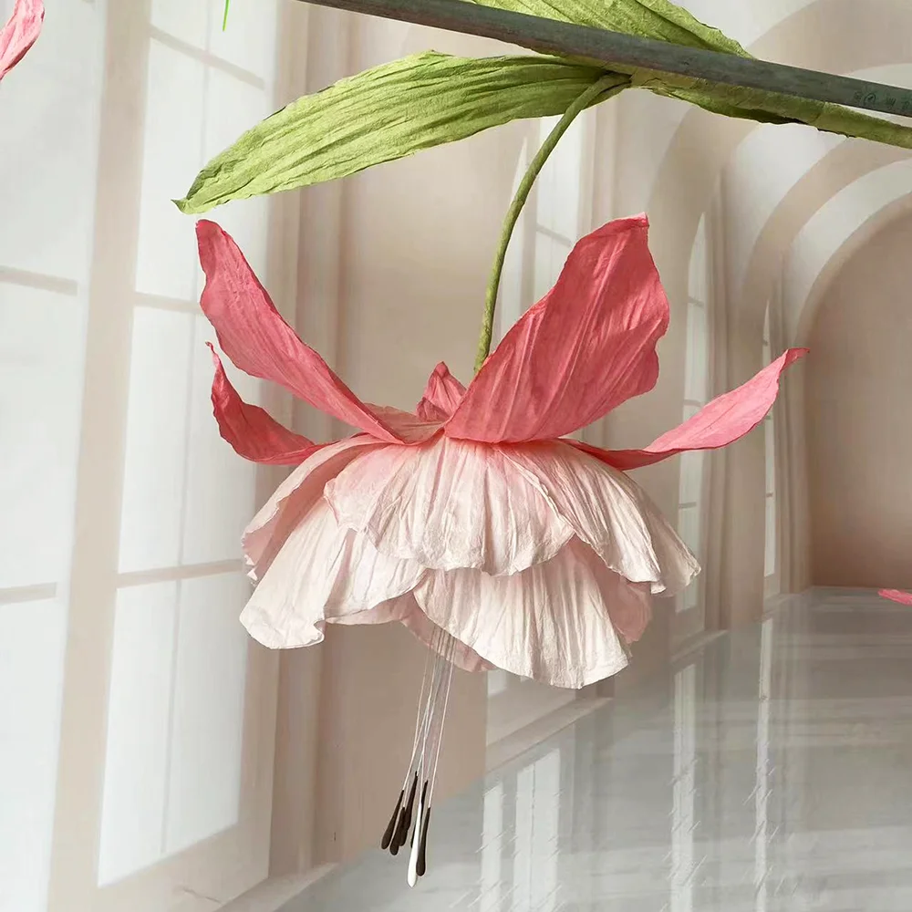 Marriage-giant-hanging-lily-of-the-valley-paper-flowers-artificial ...