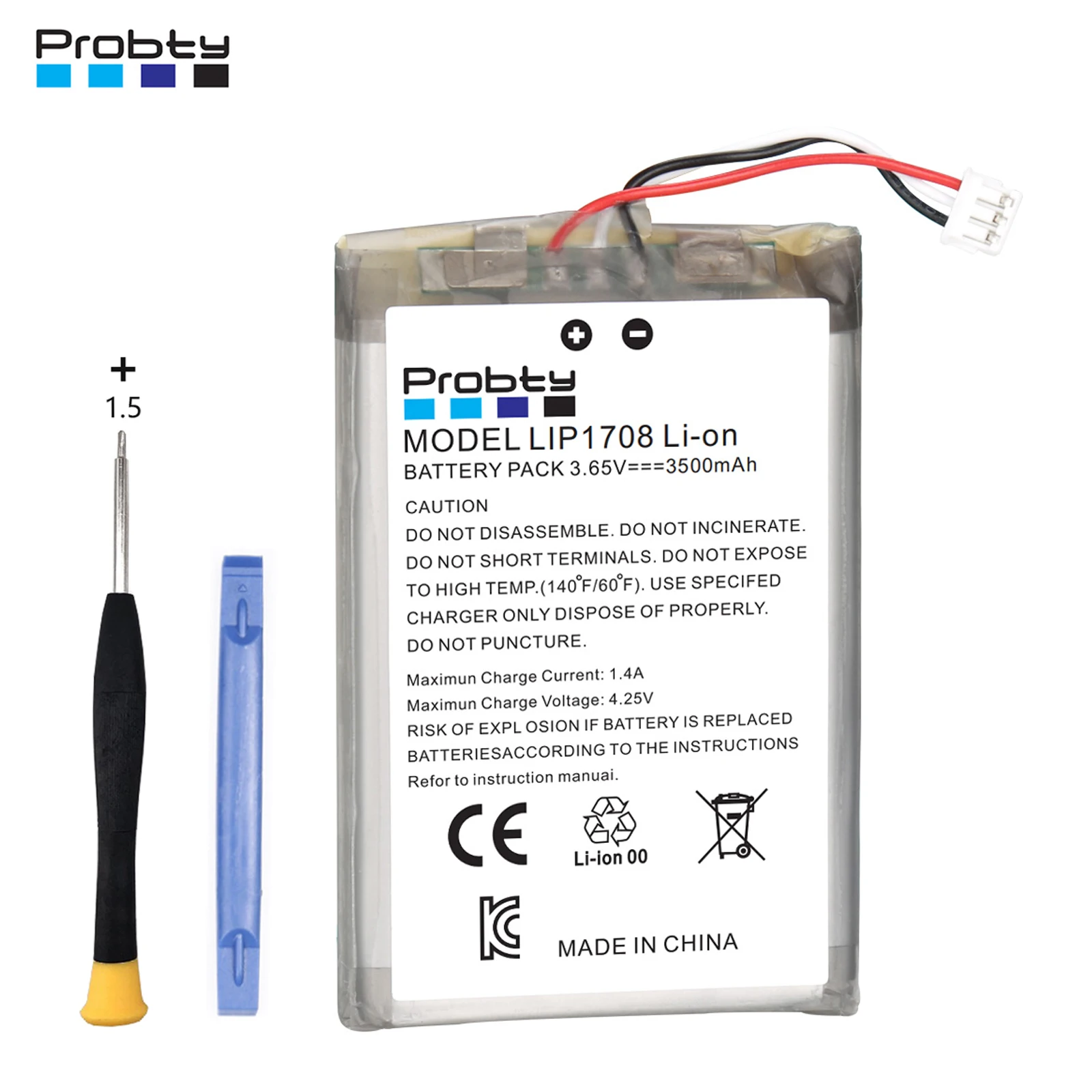 3500mAh-Replacement-Battery-for-PS5-Controller-Rechargeable-Built-in ...