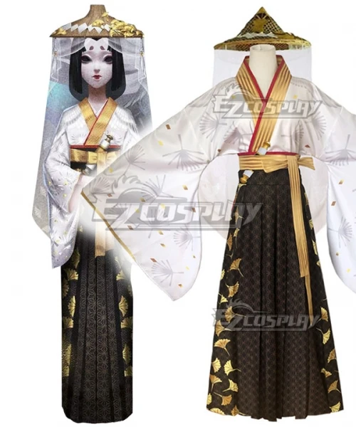 Identity V Geisha Michiko Rashomon Halloween Party Girls Kimono Outfit ...