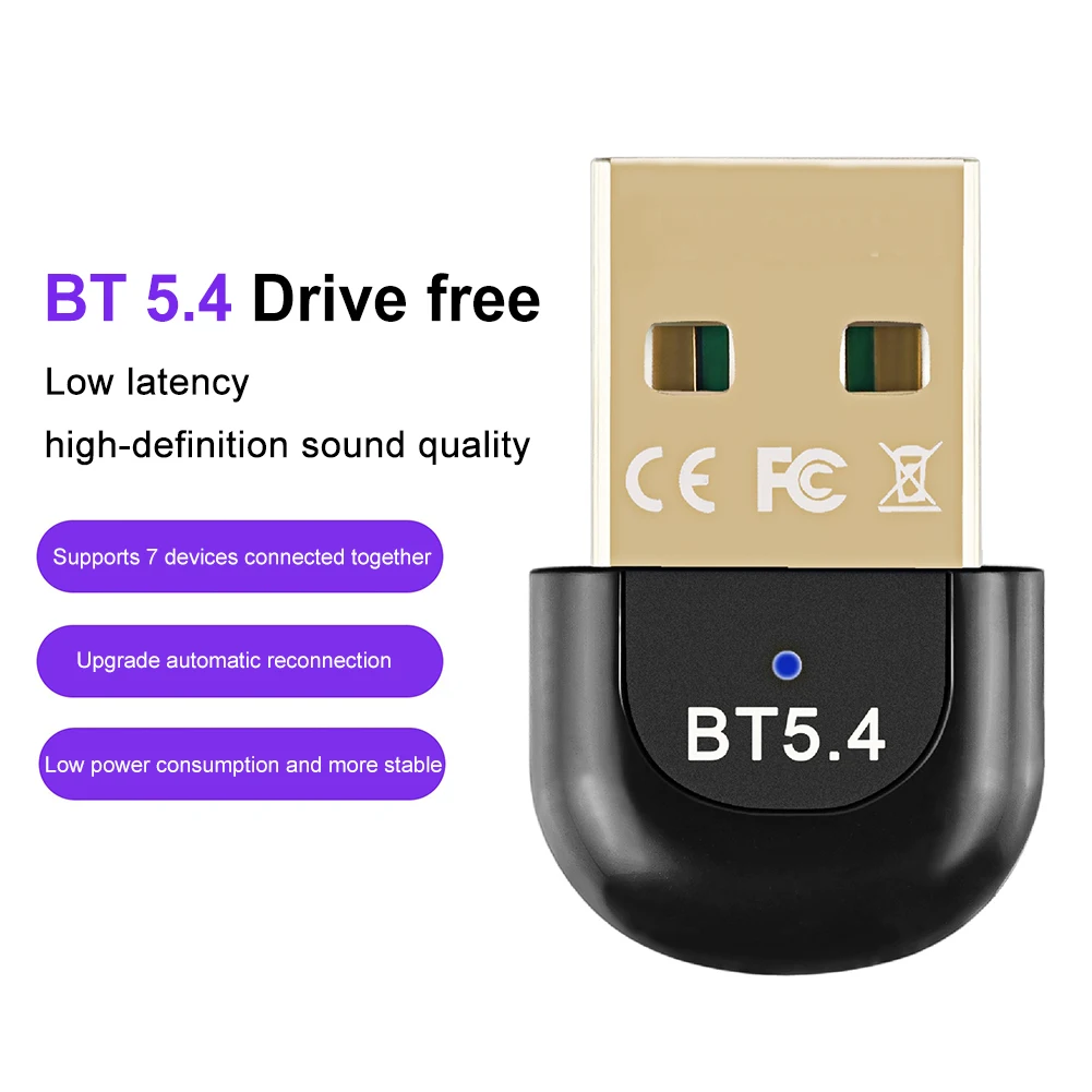 USB-Bluetooth-5-4-Adapter-Music-Audio-Receiver-Transmitter-USB-Driver ...