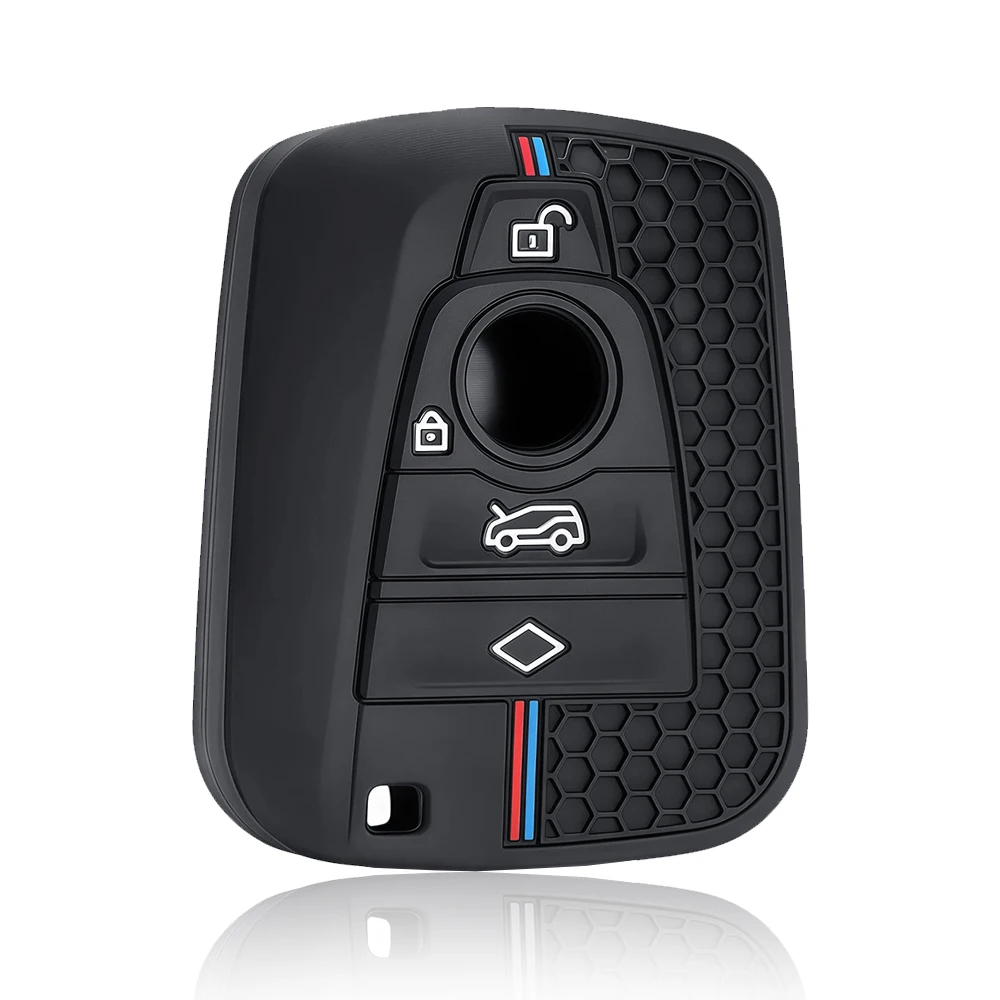 2026 Fashion 4 Buttons Silicone Remote Control Car Key Protective Case ...
