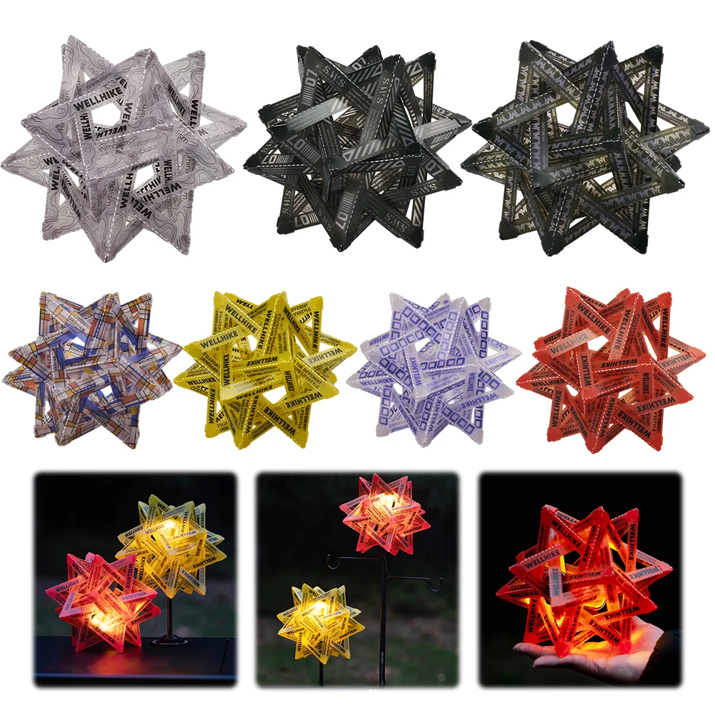 DIY Outdoor Star Camping Light Shade Wear-Resistant Atmosphere ...