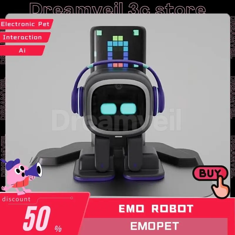 Emo-Robot-Emopet-Inteligentne-roboty-Elektroniczne-zwierz-ta-domowe-Ai-Interakcja-g-osowa-dla ...