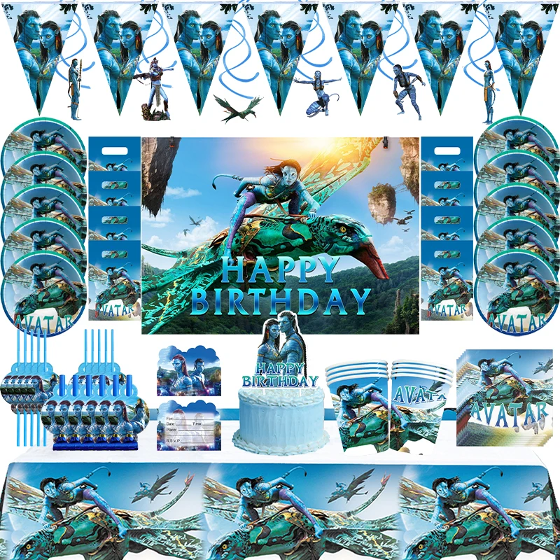 Disney-Avatar-Theme-Birthday-Party-Decoration-Tableware-Paper-Cups ...