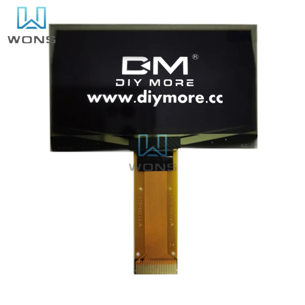 2.42 Inch OLED Monochrome Display Plug in 23pin SPI Dot Matrix SSD1309 ...