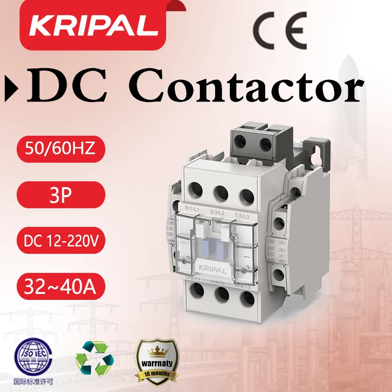 Free-Shipping-Magnetic-DC-12V-48V-24V-Contactor-32A-40A-3P-modular ...
