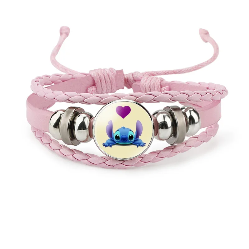 Disney-pulsera de dibujos animados Lilo & Stitch, figuras de Anime ...