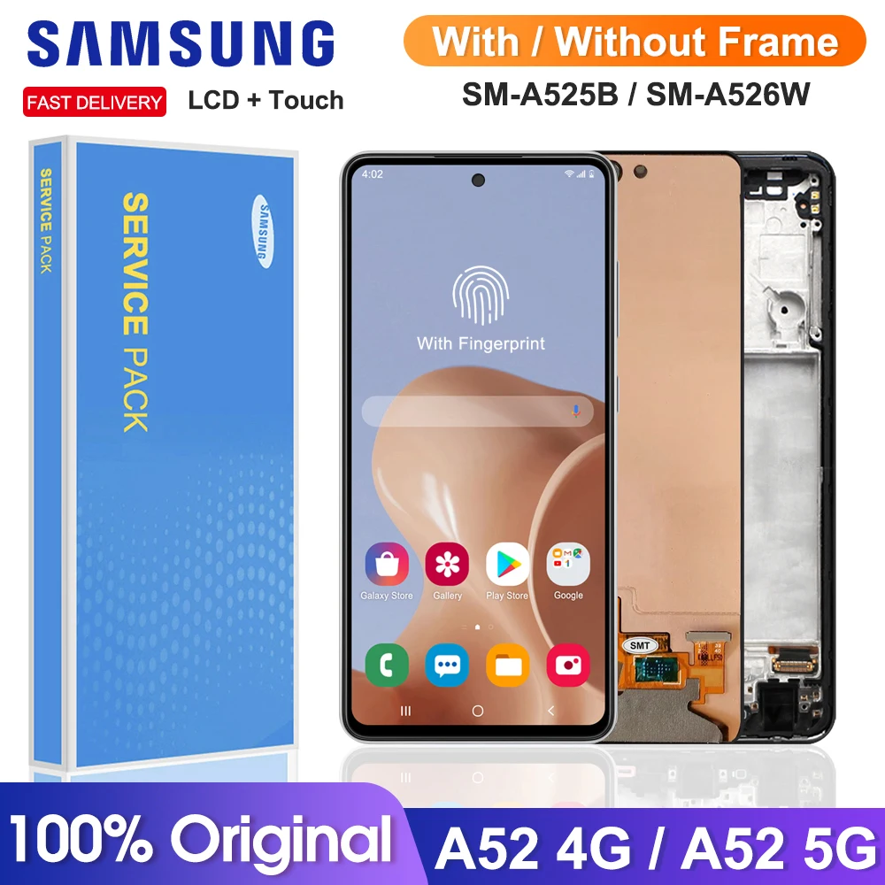 6.5'' Original Screen For Samsung Galaxy A52 Lcd Display Touch Screen ...