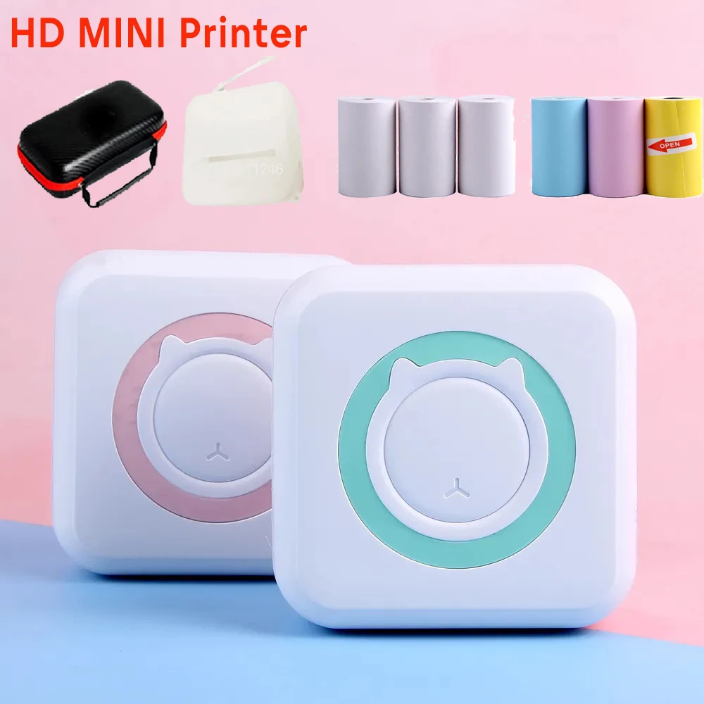 Mini-Pocket-Wireless-Printer-Thermal-Printer-Portable-Wirelessly-BT ...
