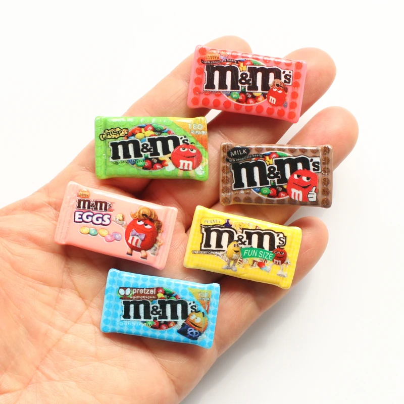 Sweet-Candy-MM-serie-de-dulces-de-resina-3D-adornos-artesanales-de ...