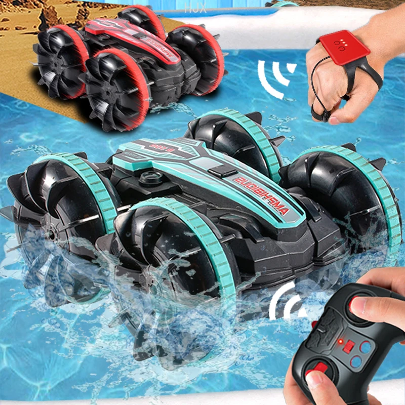Water-Land-Gesture-Sensing-Stunt-RC-Car-4wd-Dual-Remote-Control-Vehicle ...