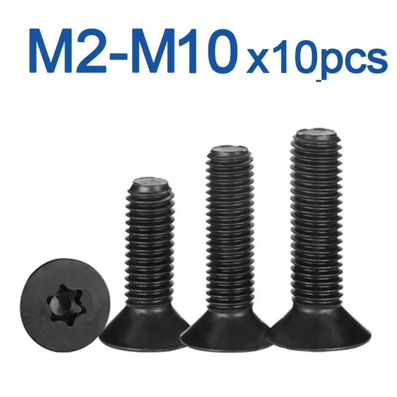 M3 M4 M5 M6 M8 M10 Six Lobe Bolt Machine ScrewGrade 10.9 High-strength ...