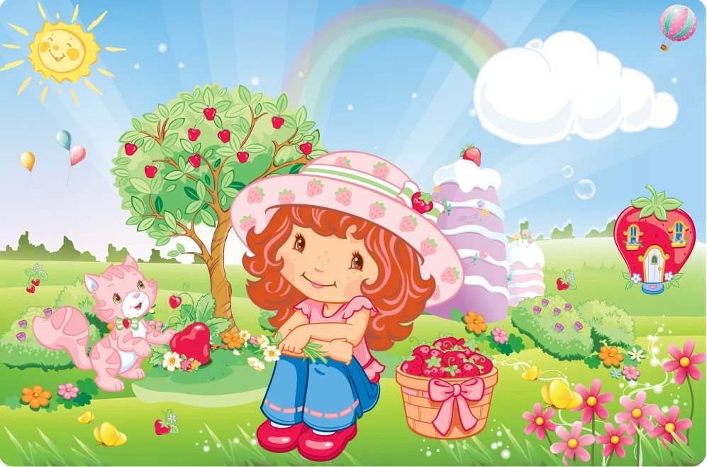 Strawberry Shortcake Backdrop