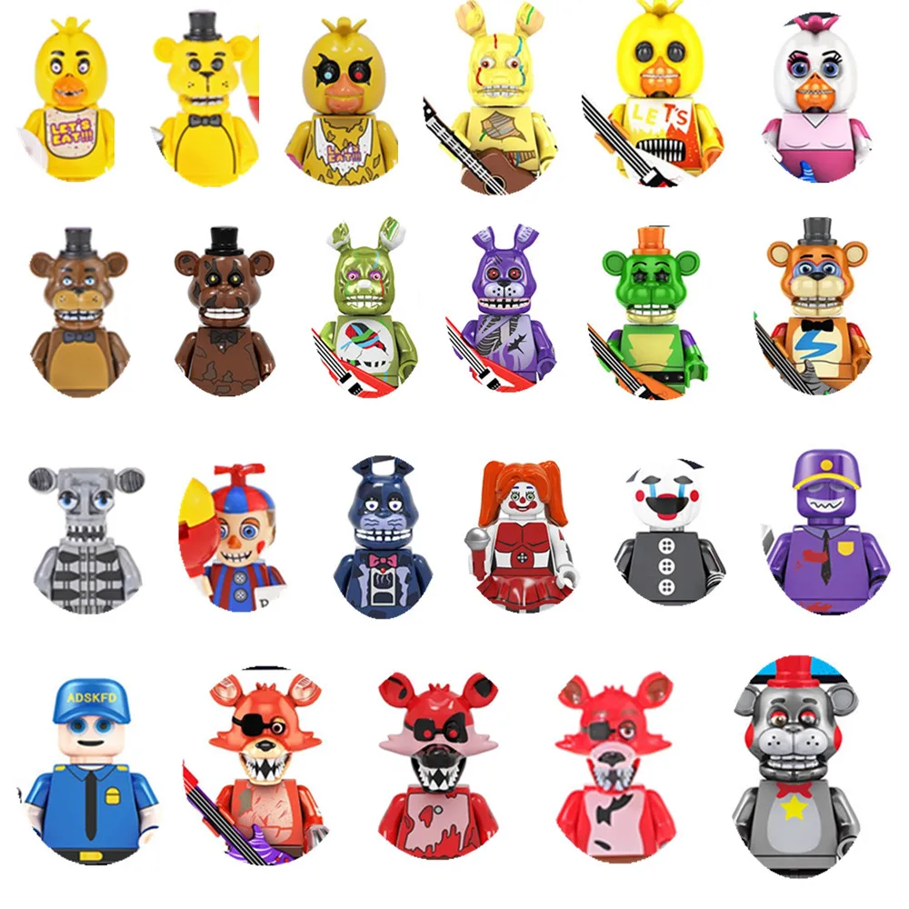 8PCS-Action-and-Toy-action-figures-Building-blocks-Chika-Rabbit-Fox ...