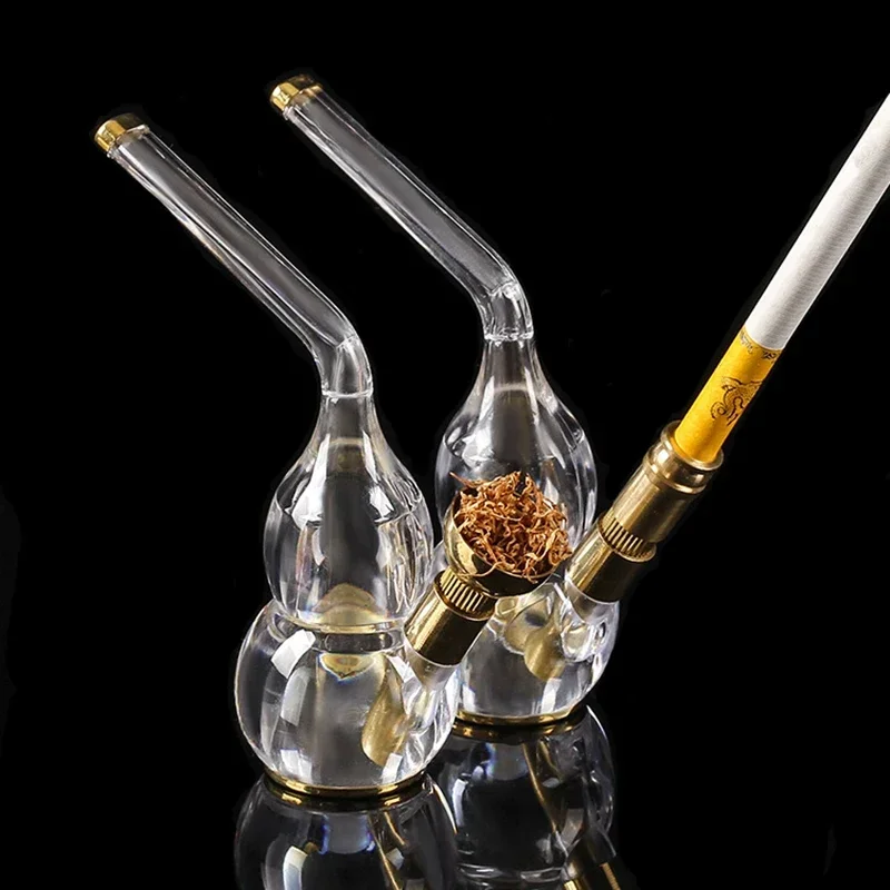 Dual Cigarette Tobacco Smoking Pipe Water Filter Pipe Mini Shisha ...