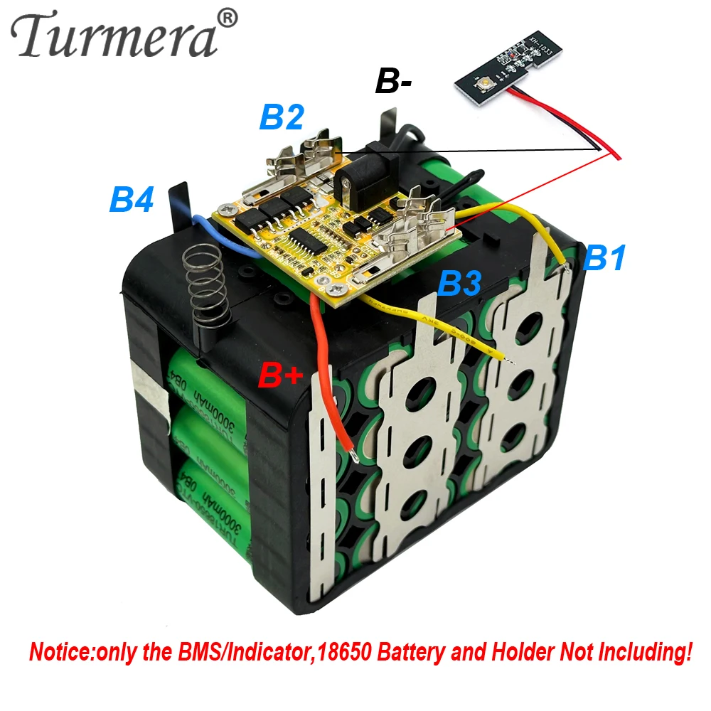 Turmera 18V 21V 50A BMS Lithium Battery Protection Board 5S Balancer ...