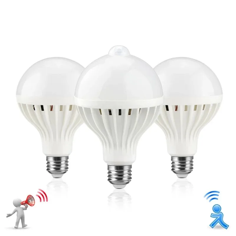 LED-Bulb-Motion-Sensor-Lamp-220V-Led-Bulb-3W-5W-7W-9W-12W-E27-Sound ...