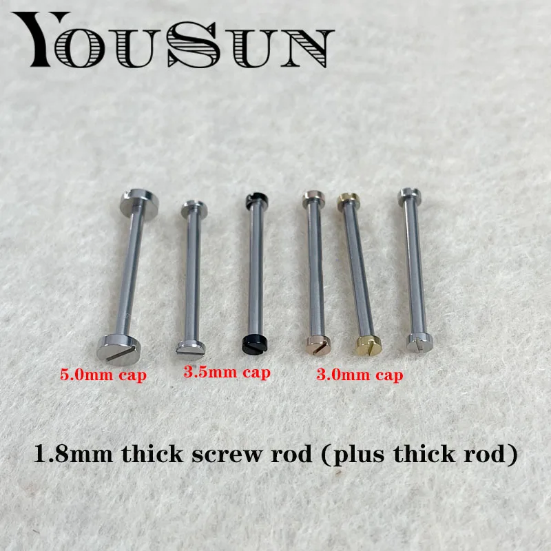 2PCS-Watch-Accessories-Raw-Ear-Screw-Rod-Watch-Shaft-Bump-Watch-Rod ...