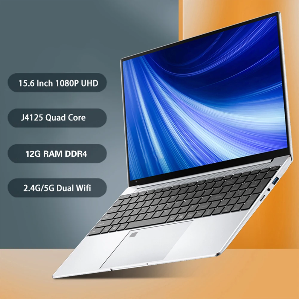 Intel J4125 15.6 Inch Laptop 12GB RAM 2TB/1TB/512GB/256GB/128GB Windows ...
