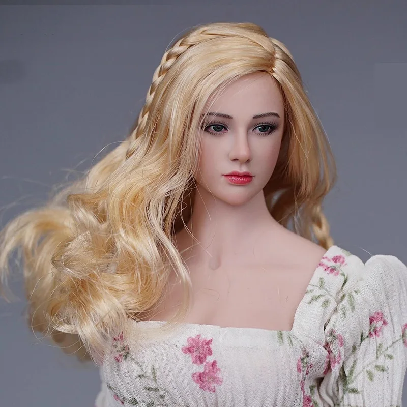 Tbleague-1-6-Scale-Blonde-Valkyrie-Head-Sculpt-Gilr-Head-Played-Model ...