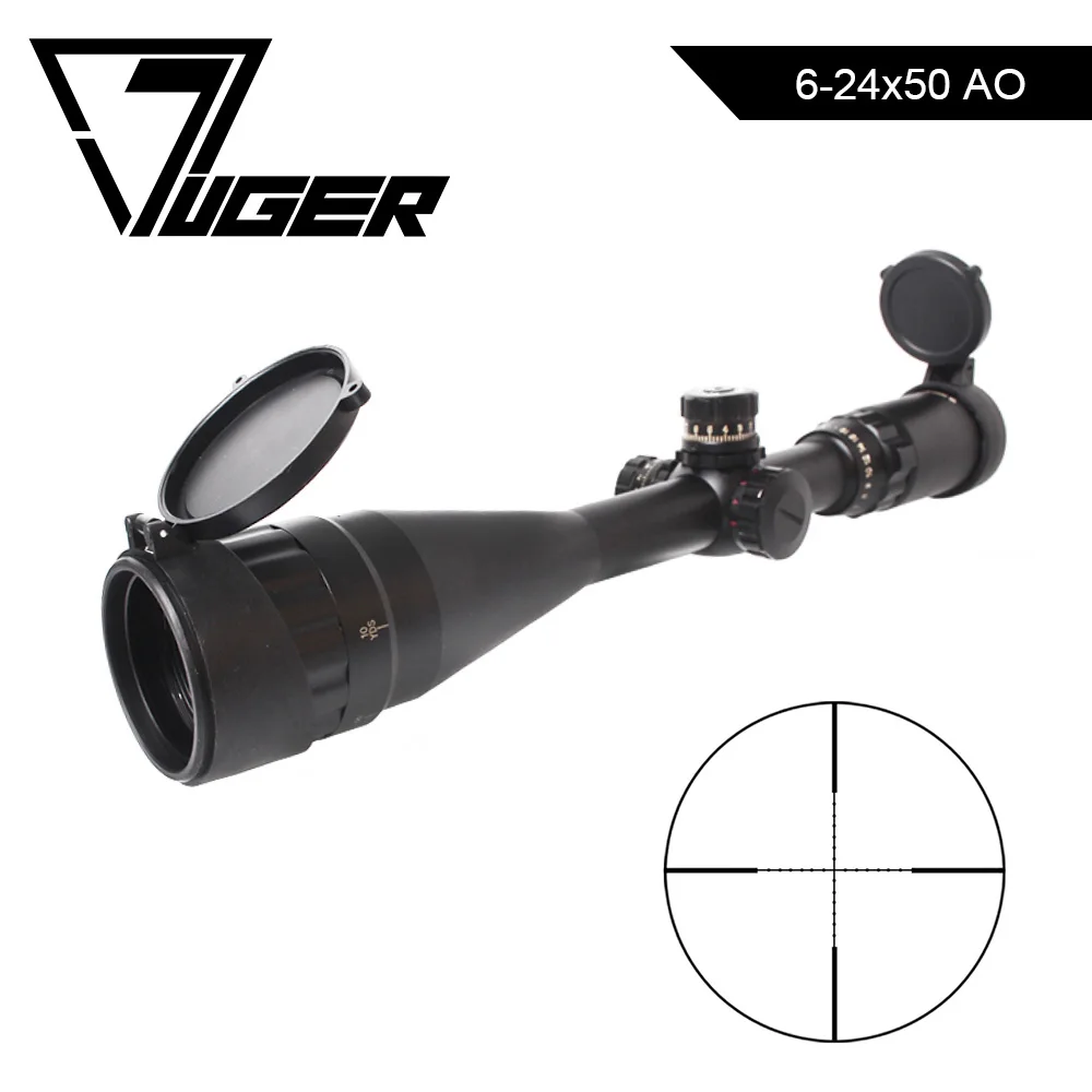 Luger-6-24X50-Aol-Hunting-Scope-Mil-Dot-Locking-Resetten-Riflescope ...