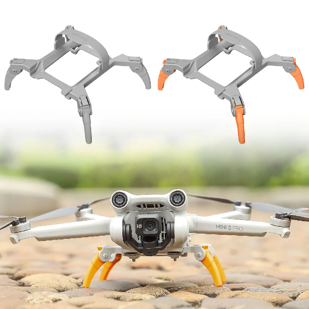 Foldable Landing Gear for DJI Mini 3 Pro Extensions Heightened Gears ...