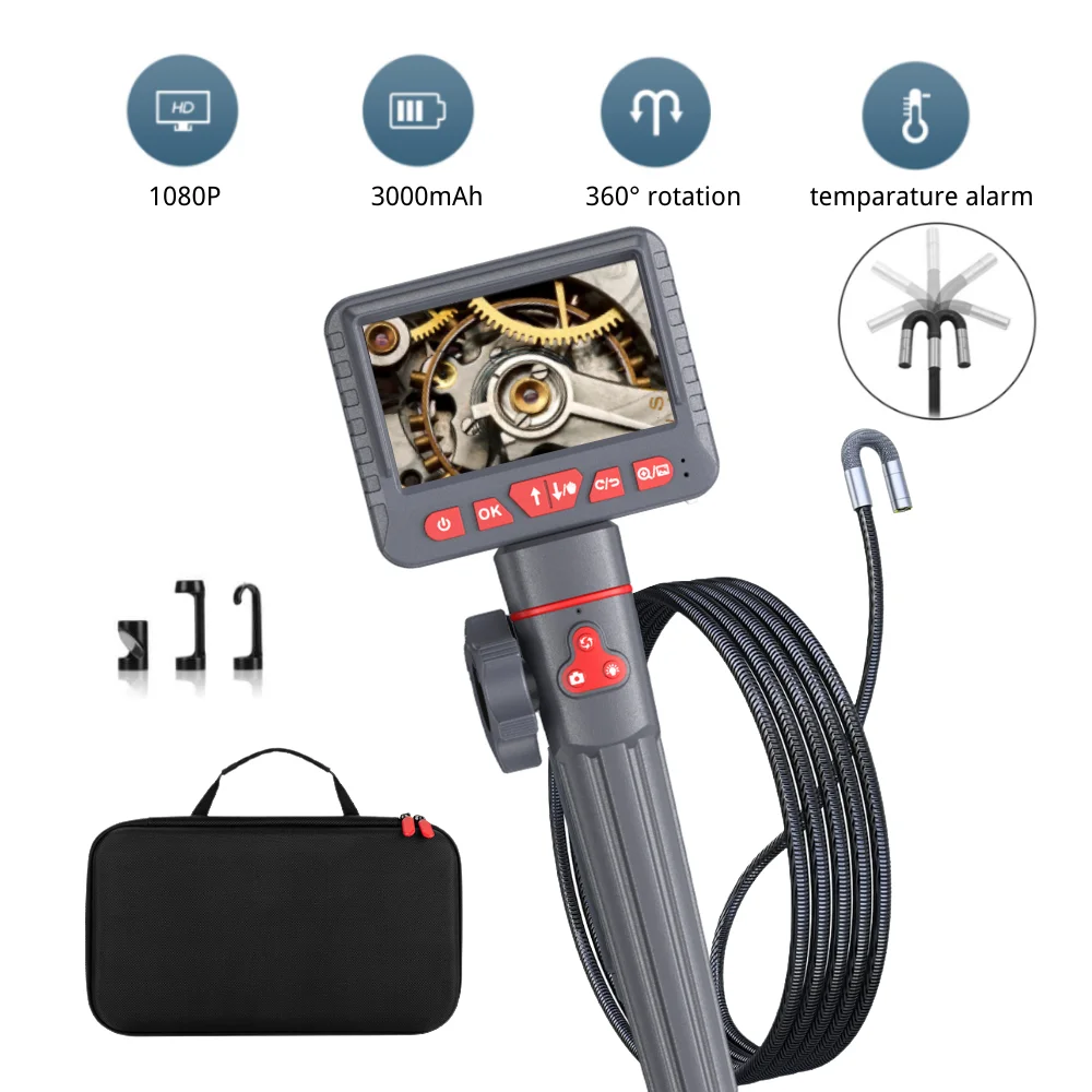 6mm-Lens-2-Way-180-Degree-Articulating-Industrial-Endoscope-1080P-Auto ...