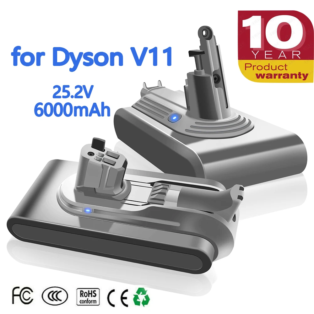 25-2V-6-0Ah-Li-ion-Battery-For-Dyson-SV14-SV15-Vacuum-Cleaners-Fluffy ...