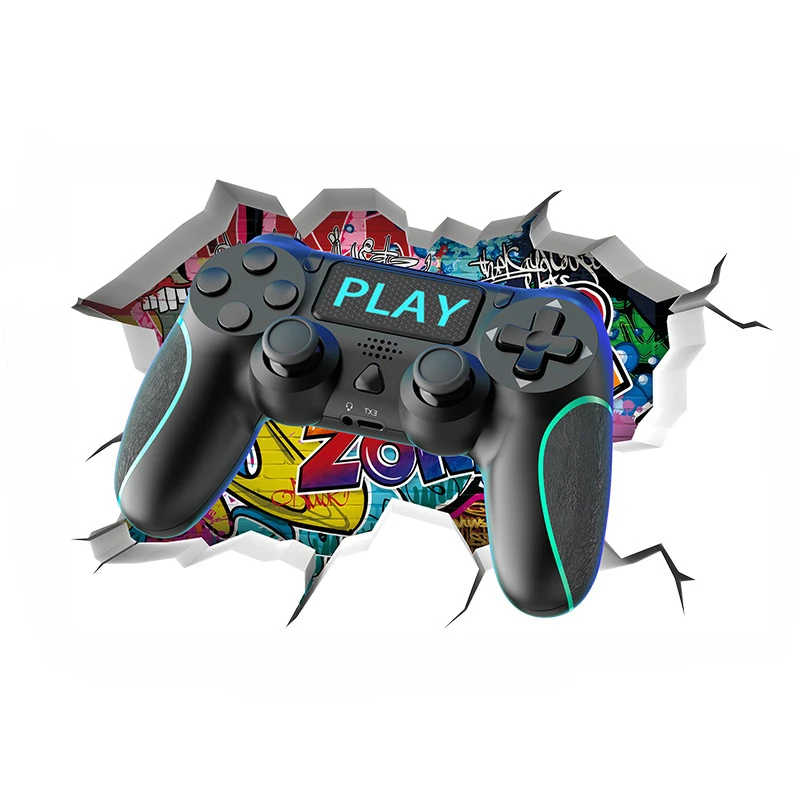 Gamer Wall Decal Gaming Zone Controller Video Game Vinyl Sticker ...