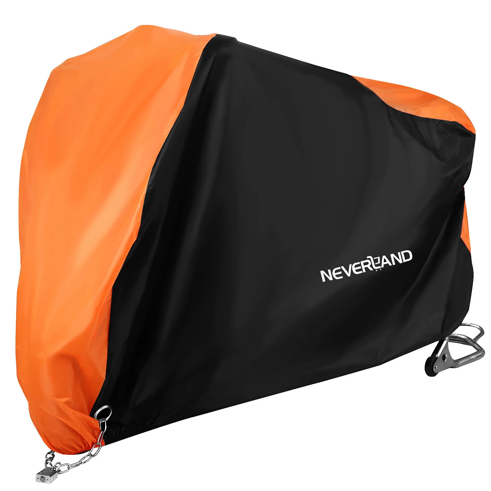 190t Orange Dust Uv Rain Water Proof Motorcycle Cover Protector Motors ...