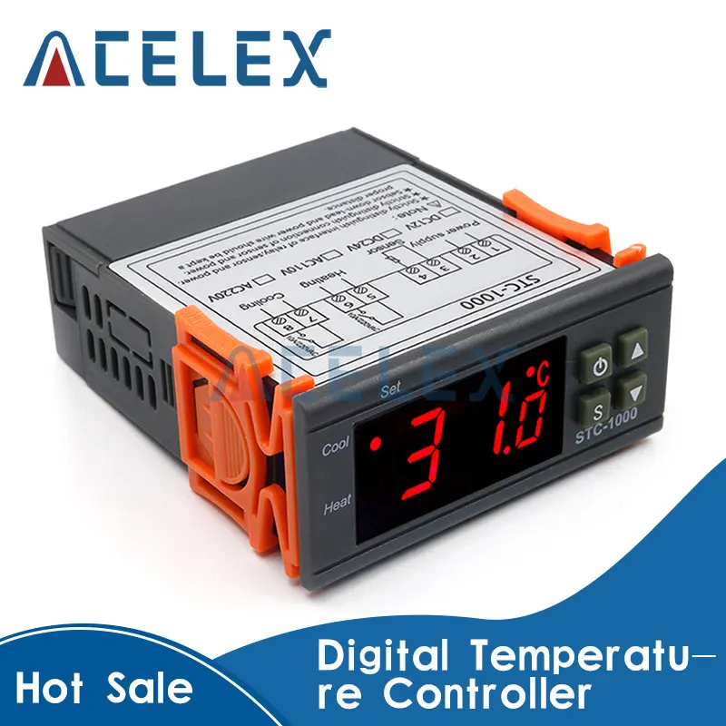 Termostato Digital De Solo Calor Termostato Calefaccion Digital