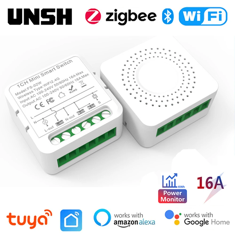 16A-Tuya-WiFi-ZigBee-Smart-Switch-With-Power-Metering-Mini-Smart ...