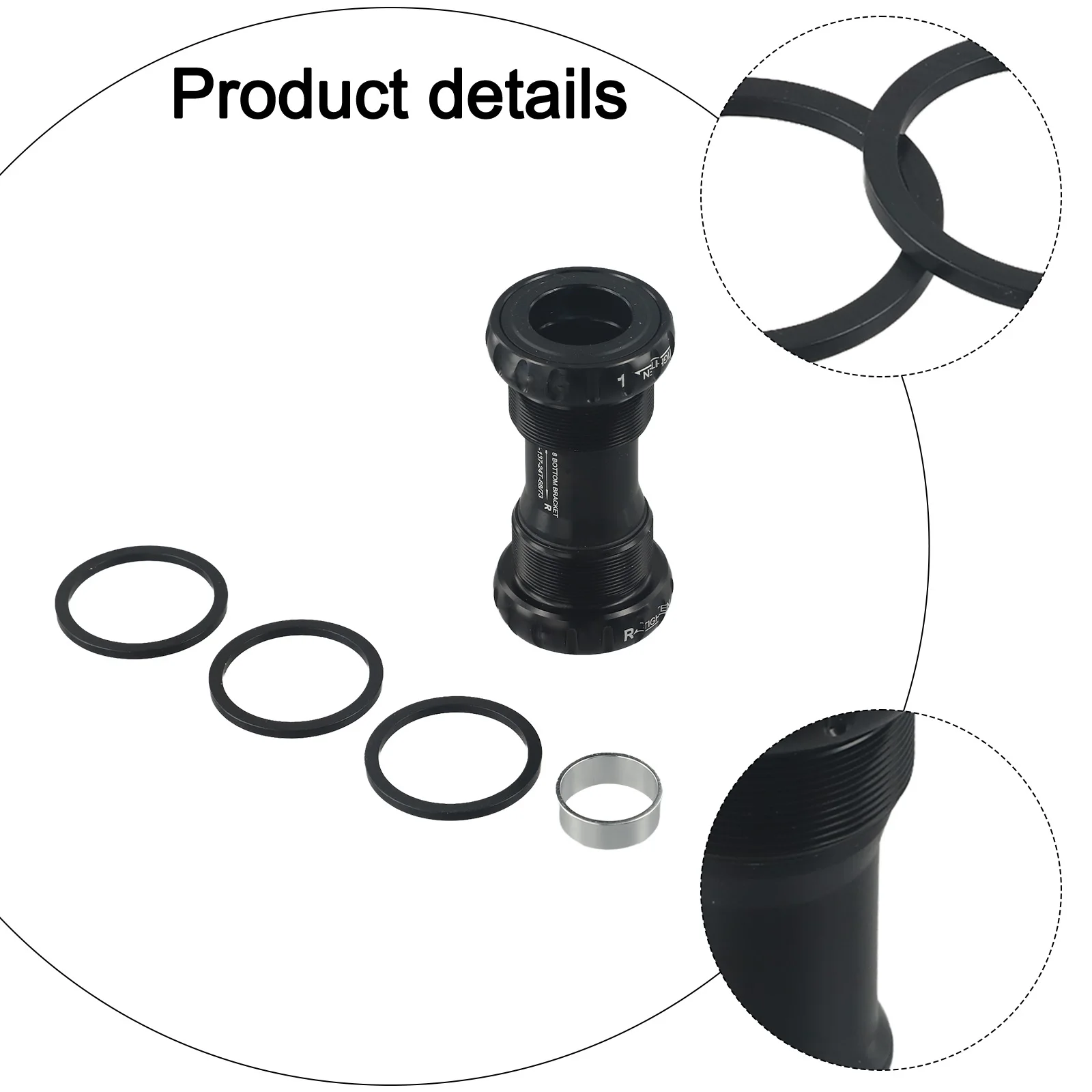 Bike-Bottom-Bracket-Crankset-Bottom-Bracket-Replacement-Lightweight ...