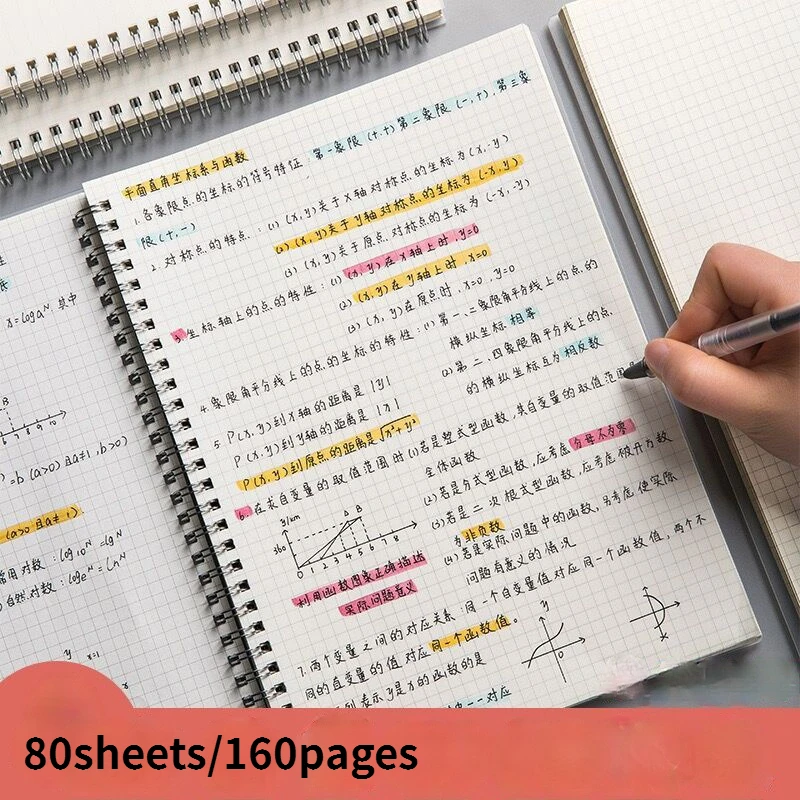 School Writing Notebooks | Grid Paper Sketch Pad | Notebook Writing ...
