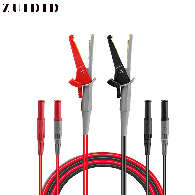 Kelvin-Test-Clamp-Test-LCR-Instrument-Test-Lead-Silicone-Wire-Is-Very ...