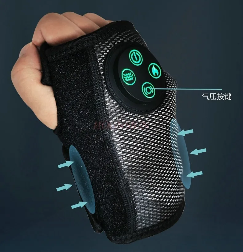 Wrist massager hand joint numbness palm mouse hand hot compress ...