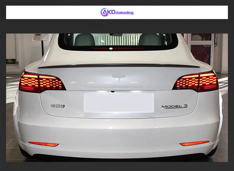 Car Styling Tail Lamp Light For Tesla Model 3 Tail Lights Model Y Led ...