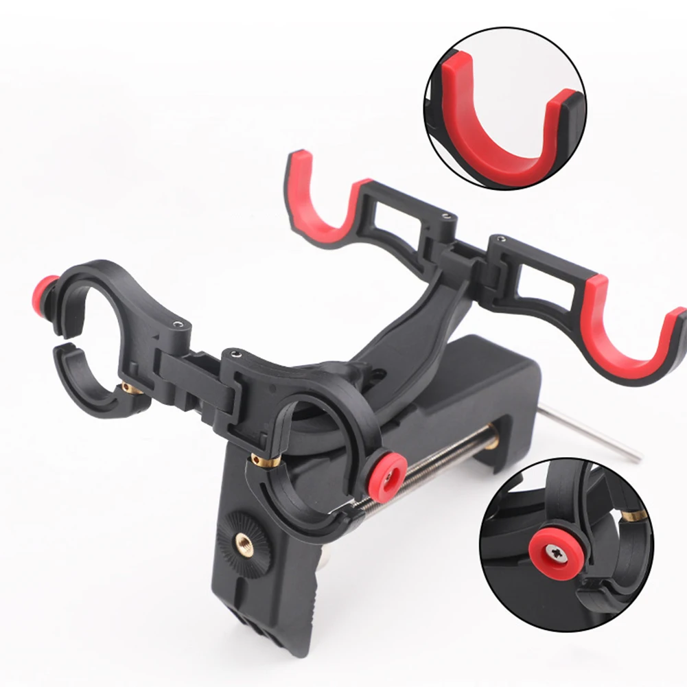 Fishing-Rod-Holders-Double-Fishing-Pole-Stand-Clamp-Trolling-Holder ...