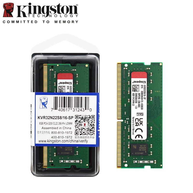 Kingston-Memoria-RAM-DDR4-8GB-16GB-3200MHz-100-Original-Kingston-Memory ...