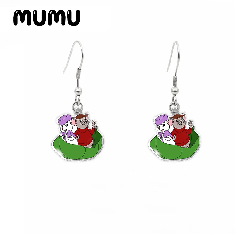 2024-New-The-Rescuers-Dangle-Earring-Bernard-Bianca-Acrylic-Earrings ...