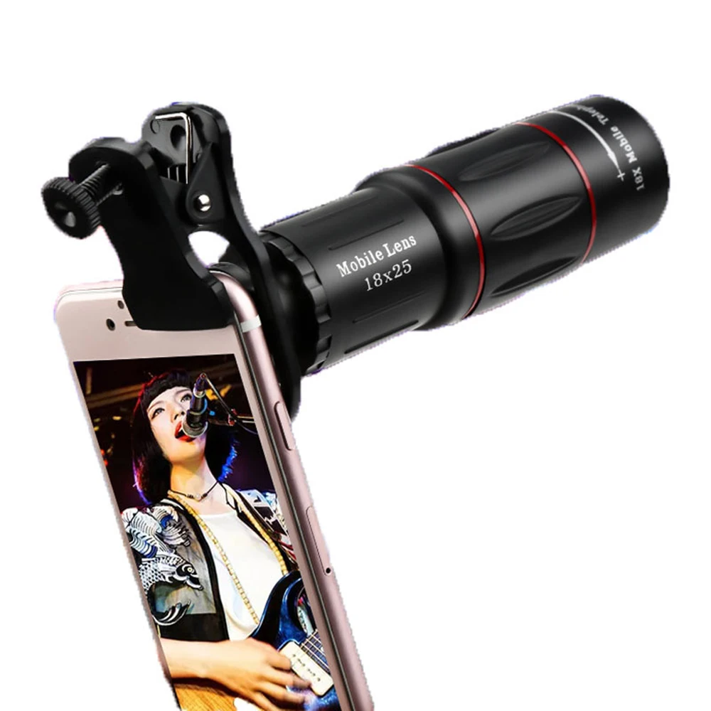 18X-Telescope-Zoom-lens-Monocular-Mobile-Phone-camera-Lens-for-iPhone ...