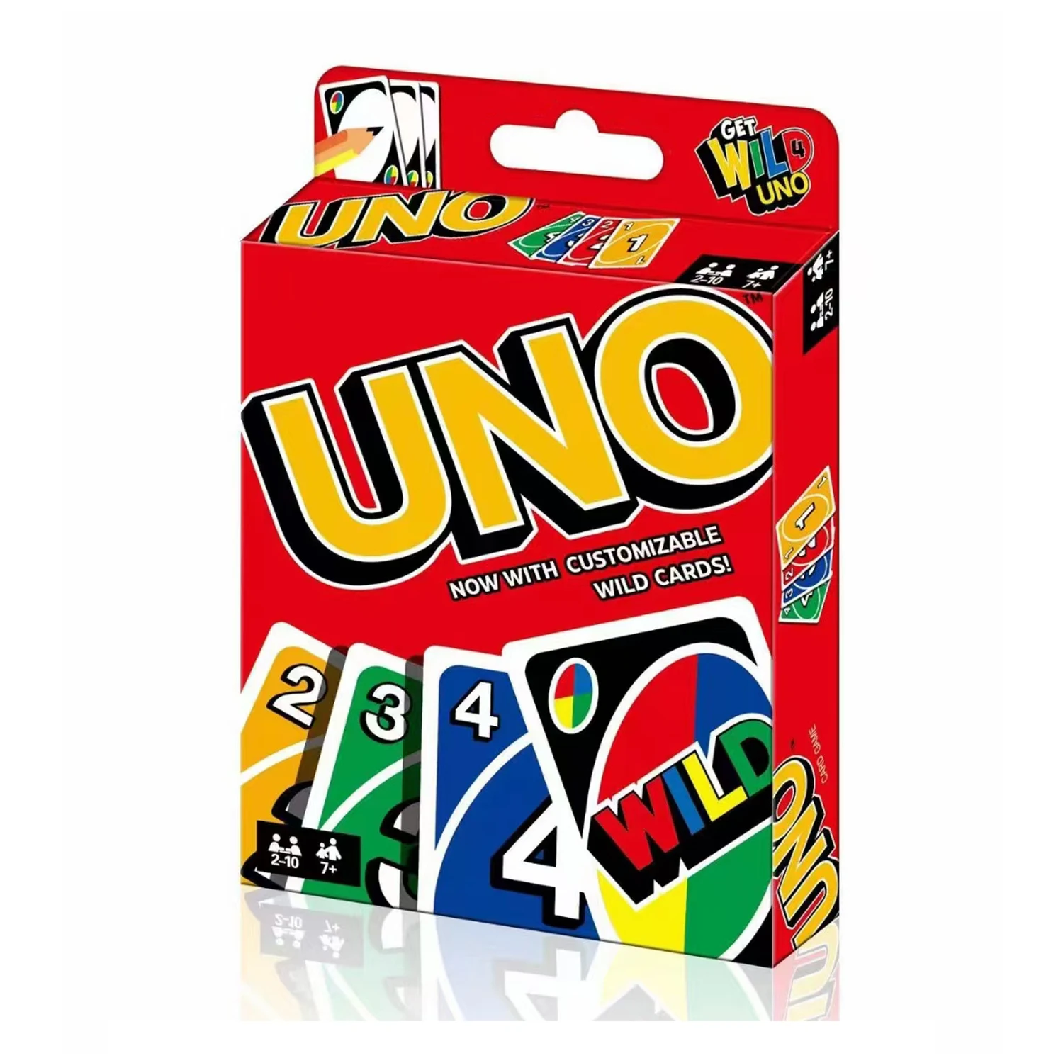 UNO Card Board Game Anime Cartoon Figure Pattern Family Funny ...