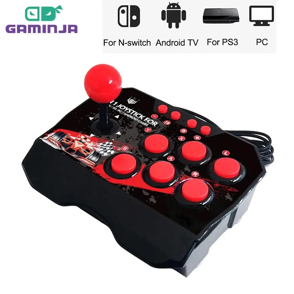 For-Switch-4-in-1Game-Joystick-With-3M-USB-Cable-TURBO-Games-Console ...