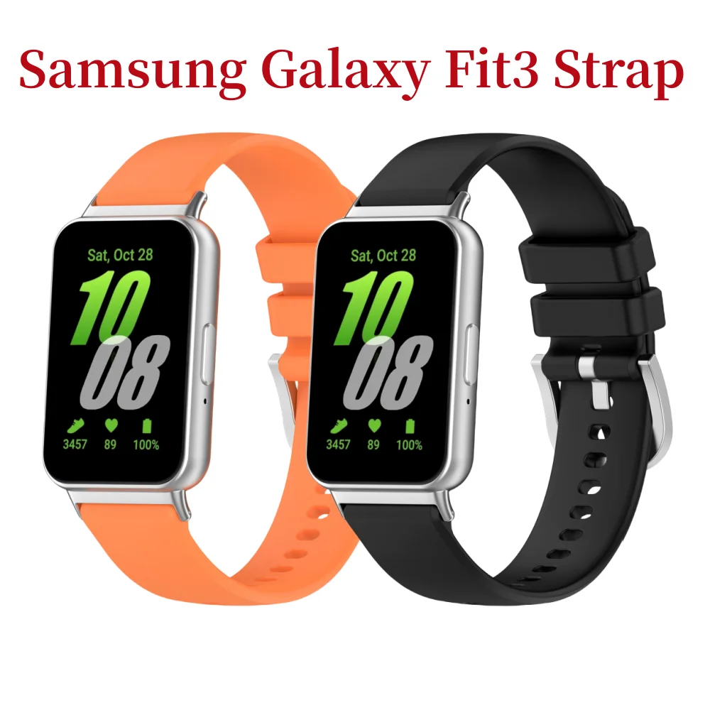 Samsung-Galaxy-Fit-3-Silicone-Strap-Watch-Band-Replacement-Sport ...