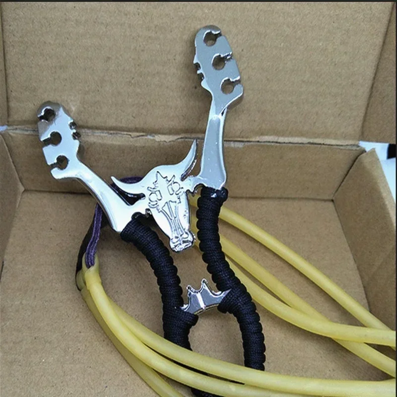 High-Precision-Alloy-Slingshot-with-Thicken-6-Stretch-Rubber-Band ...