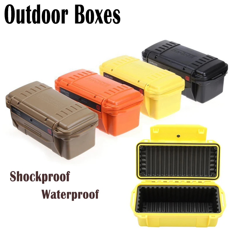 Colorful Outdoor Shockproof Waterproof Boxes Survival Airtight Case ...