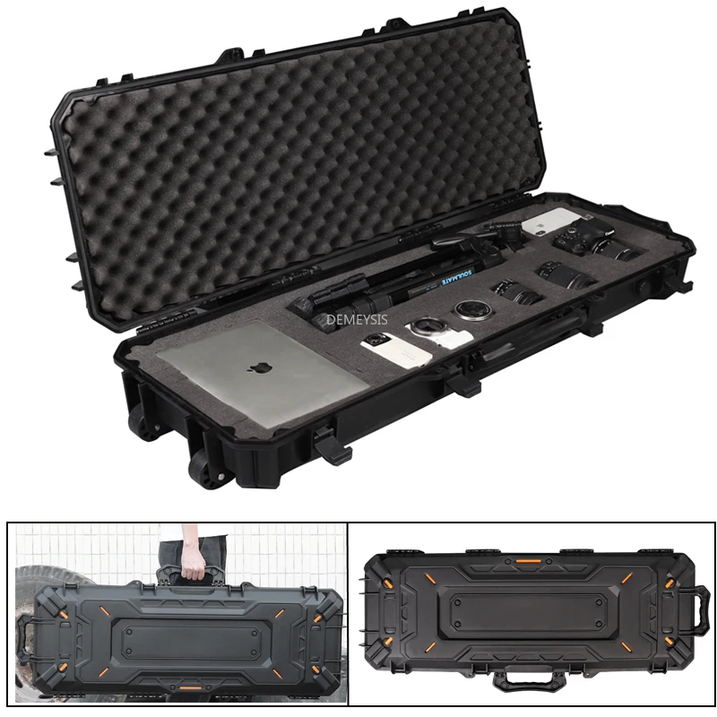 Tactical-Safety-Gun-Bag-Case-Shockproof-Foam-Padded-Storage-Box ...